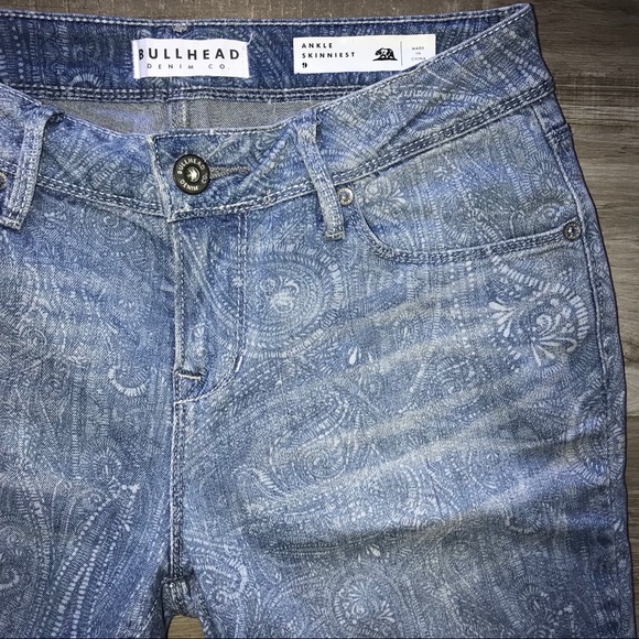 Bullhead | Jeans | Bullhead Ankle Skinniest Patterned Jeans | Poshmark